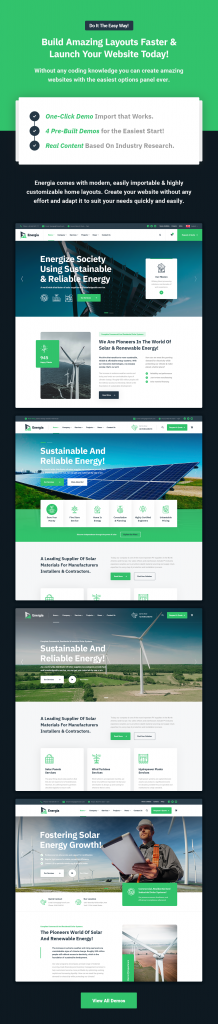Energia - Renewable Energy WordPress Theme - 7oroof