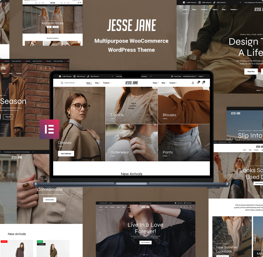 JesseJane - Multipurpose WooCommerce WordPress Theme + RTL - 7oroof
